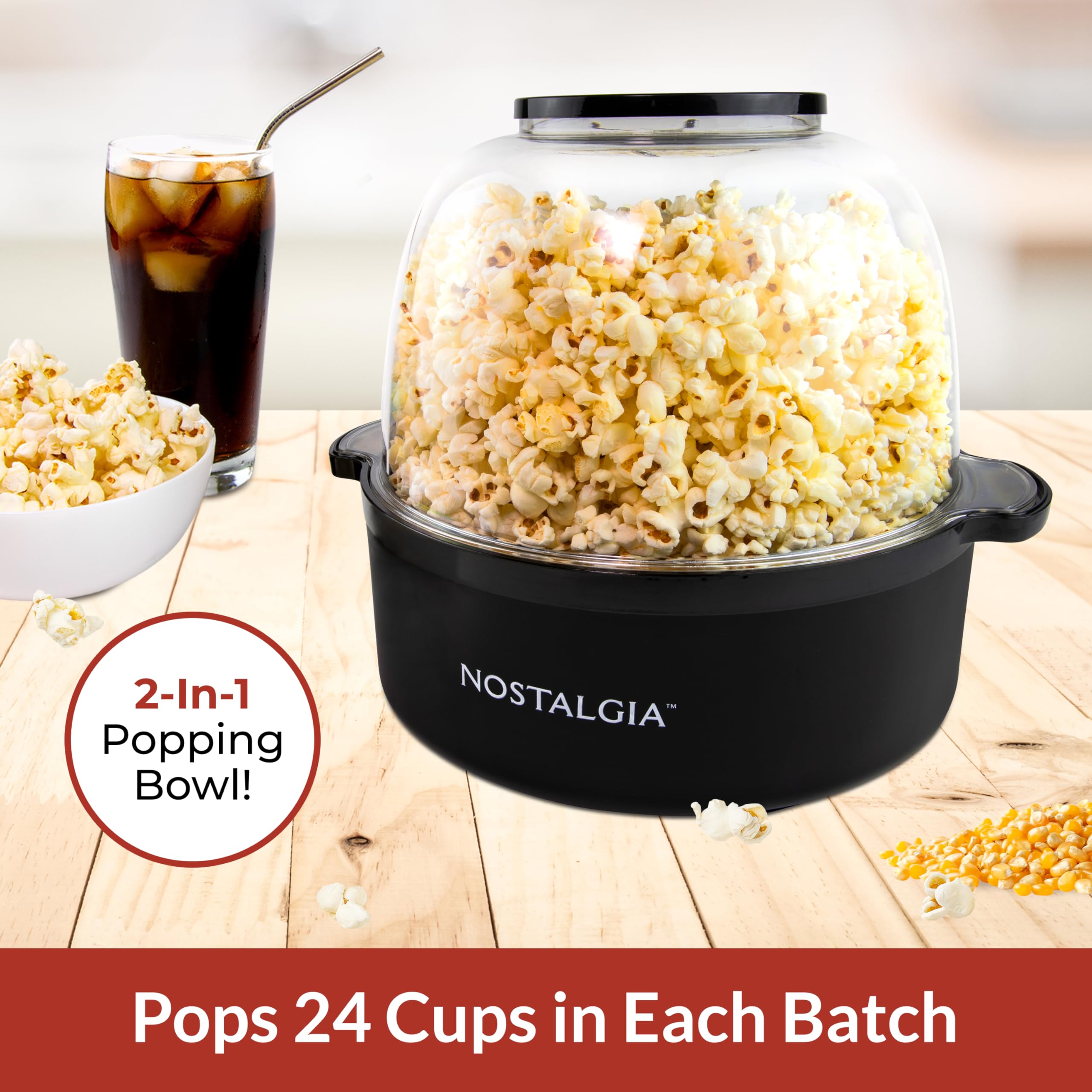 Mua Nostalgia 6-Quart Stirring Popcorn Popper With Quick-Heat ...