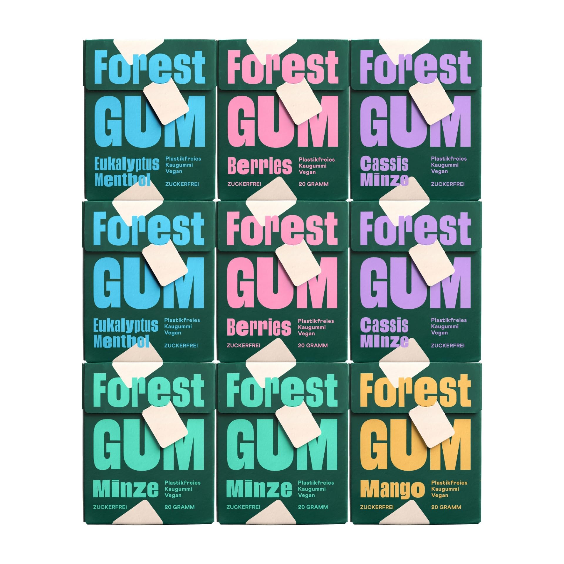 Mua FOREST GUM In Tasting Set, Plastic-Free Chewing Gum with Mint ...