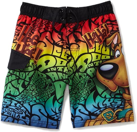 Amazon.com: Scooby Doo Little Boys' Swim Short, Black, 5: Fashion Board ...