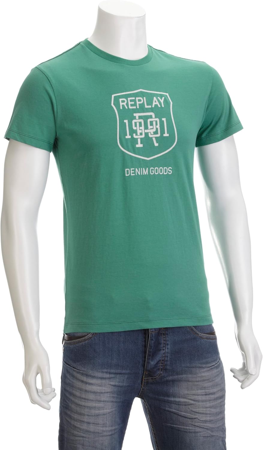 Replay Men's T-Shirt Replay Men's 1981 - Mint Green - Small : Amazon.co ...