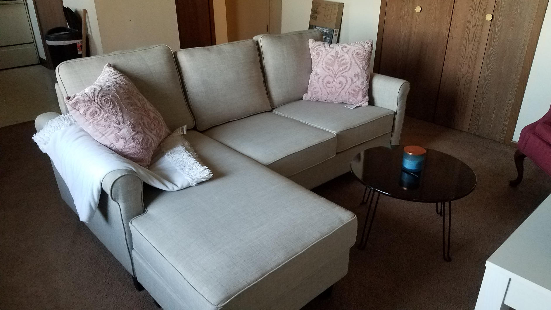 $26/mo - Finance Serta Harmon Reversible Sectional Sofa, Modern L ...