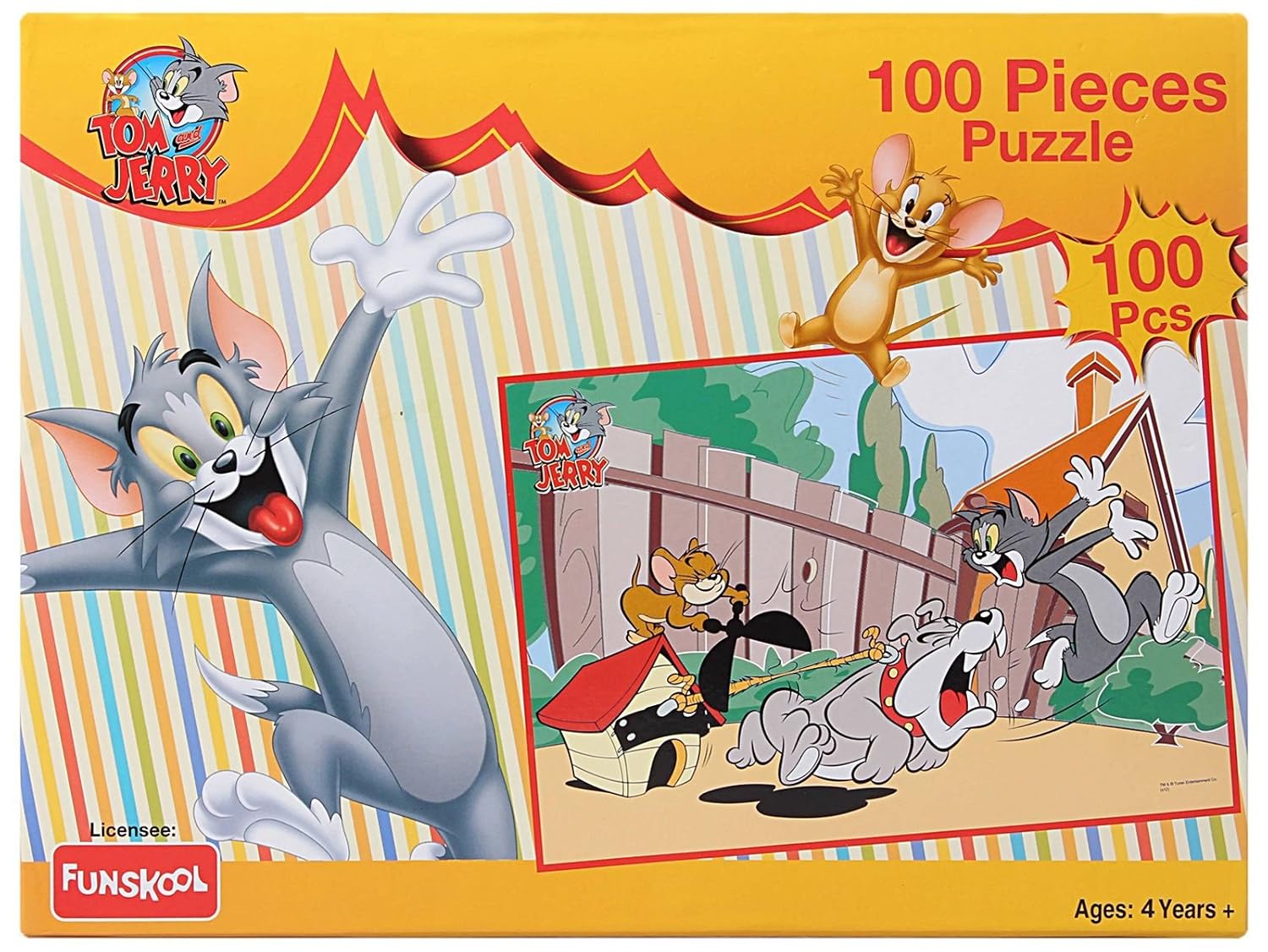 Buy Funskool Tom and Jerry 100 Piece Puzzle Online at Low Prices in ...