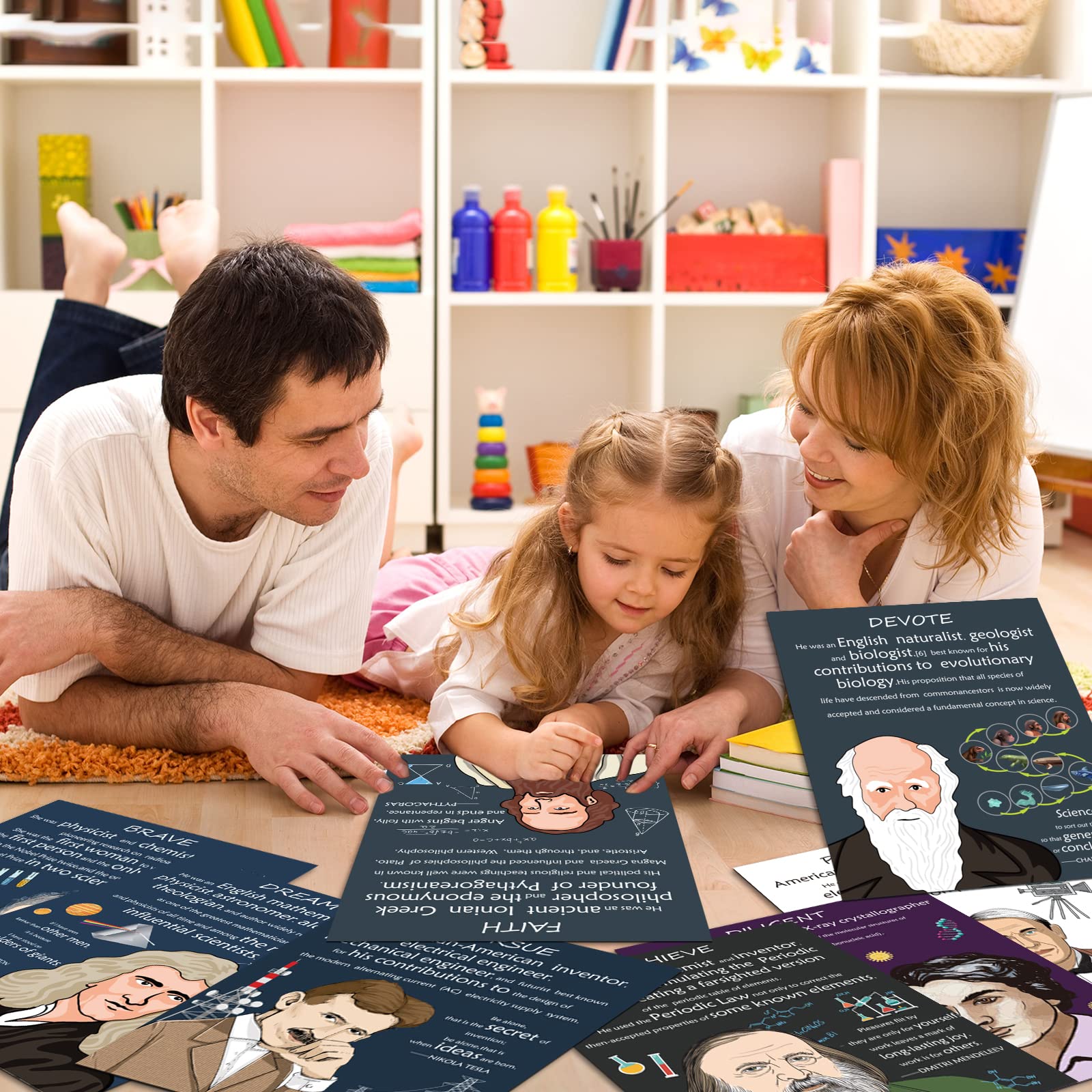 Mua OBUSATT Science Posters - 9 Pieces Famous Scientists Inspirational ...