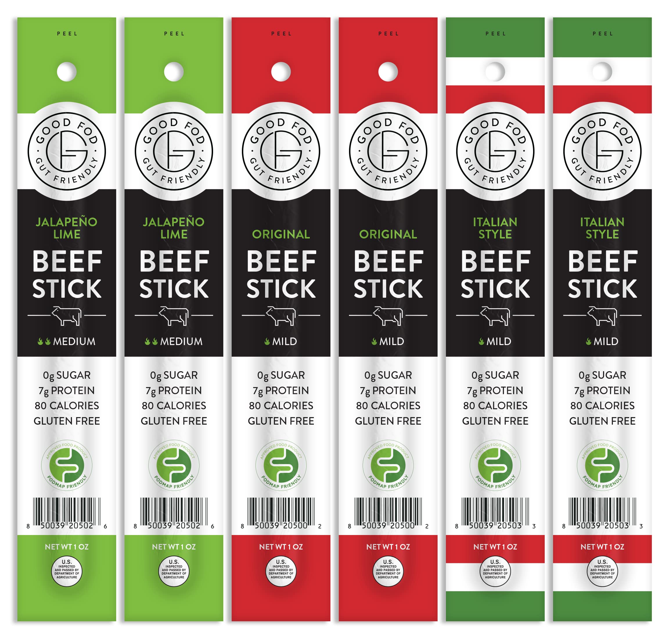 Mua Meat Stick Variety Pack – Low FODMAP Snacks for a Healthy Gut, Zero ...