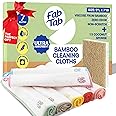 Amazon.com: Fab Tab Viscose Made from Bamboo Cleaning Cloths Ultra ...