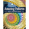 Amazon.com: Amazing Patterns: Adult Coloring Book, Stress Relieving Mandala Style Patterns ...
