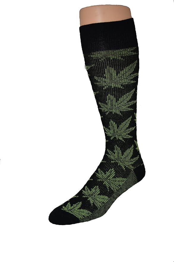 Amazon.com: Marijuana Novelty Sock - Fun Men's Pot Sock - Made in USA ...