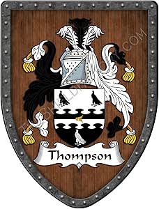 Amazon.com: Thompson I Family Crest Custom Coat of Arms, Family ...