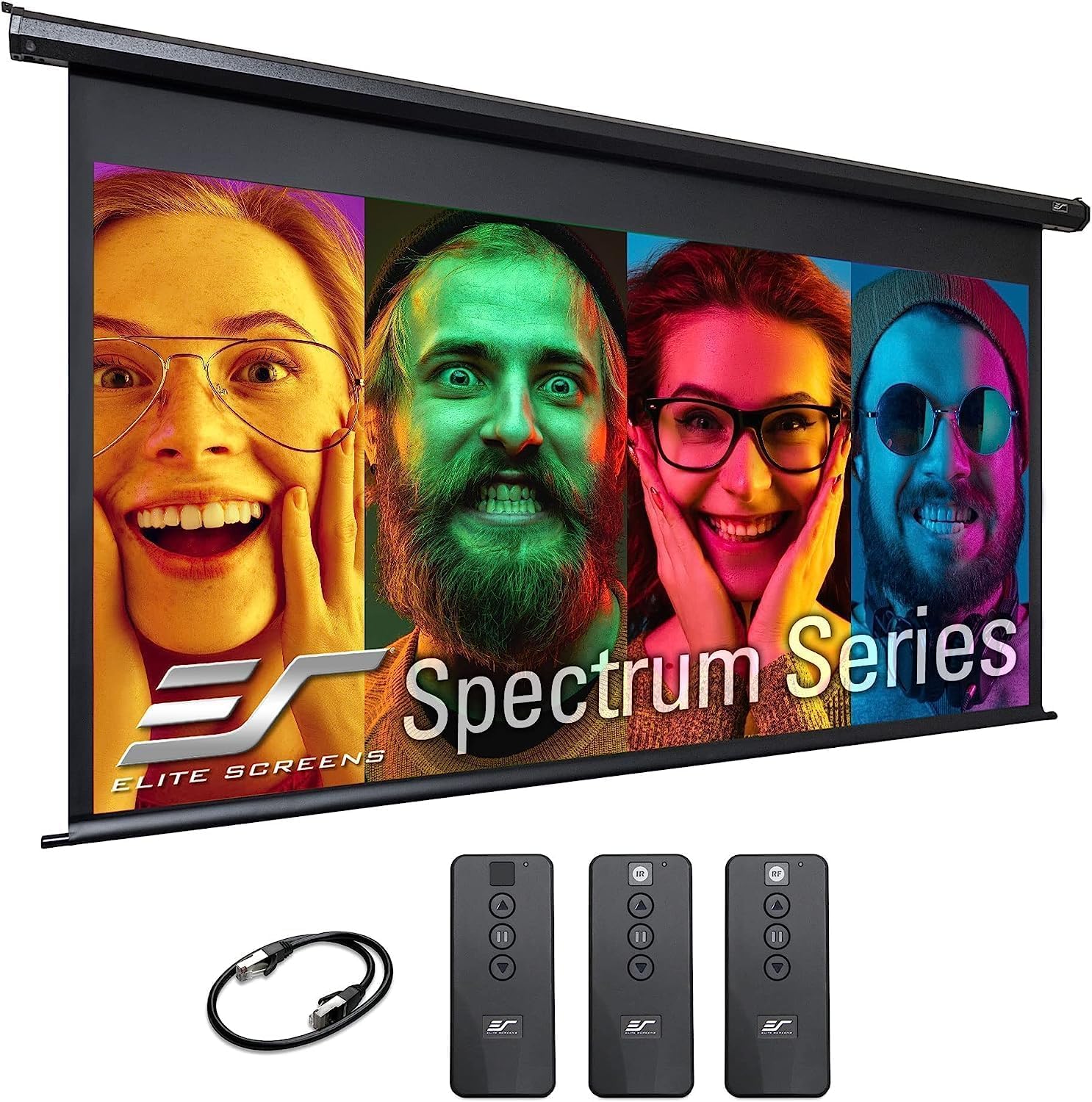 Mua Elite Screens 125-INCH Spectrum RC1, Motorized Electric Projector ...