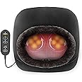 Snailax 2-in-1 Shiatsu Foot and Back Massager with Heat - Kneading Feet ...
