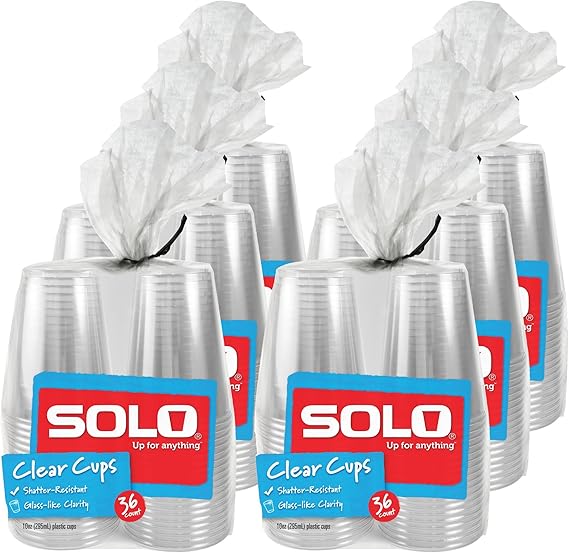Solo Clear Plastic Cups, 216 Count: Amazon.ca: Health & Personal Care