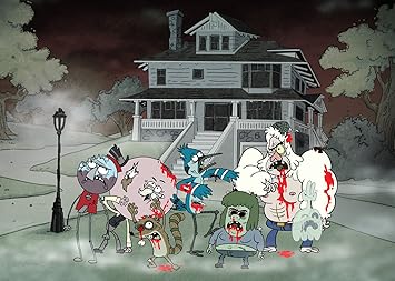 Amazon.com: "Regular Zombies" Funny Cartoon Show Parody - Rectangle ...