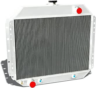 Amazon.com: ALLOYWORKS 4 Row Aluminum Radiator for 1967-1979 1978 76 ...