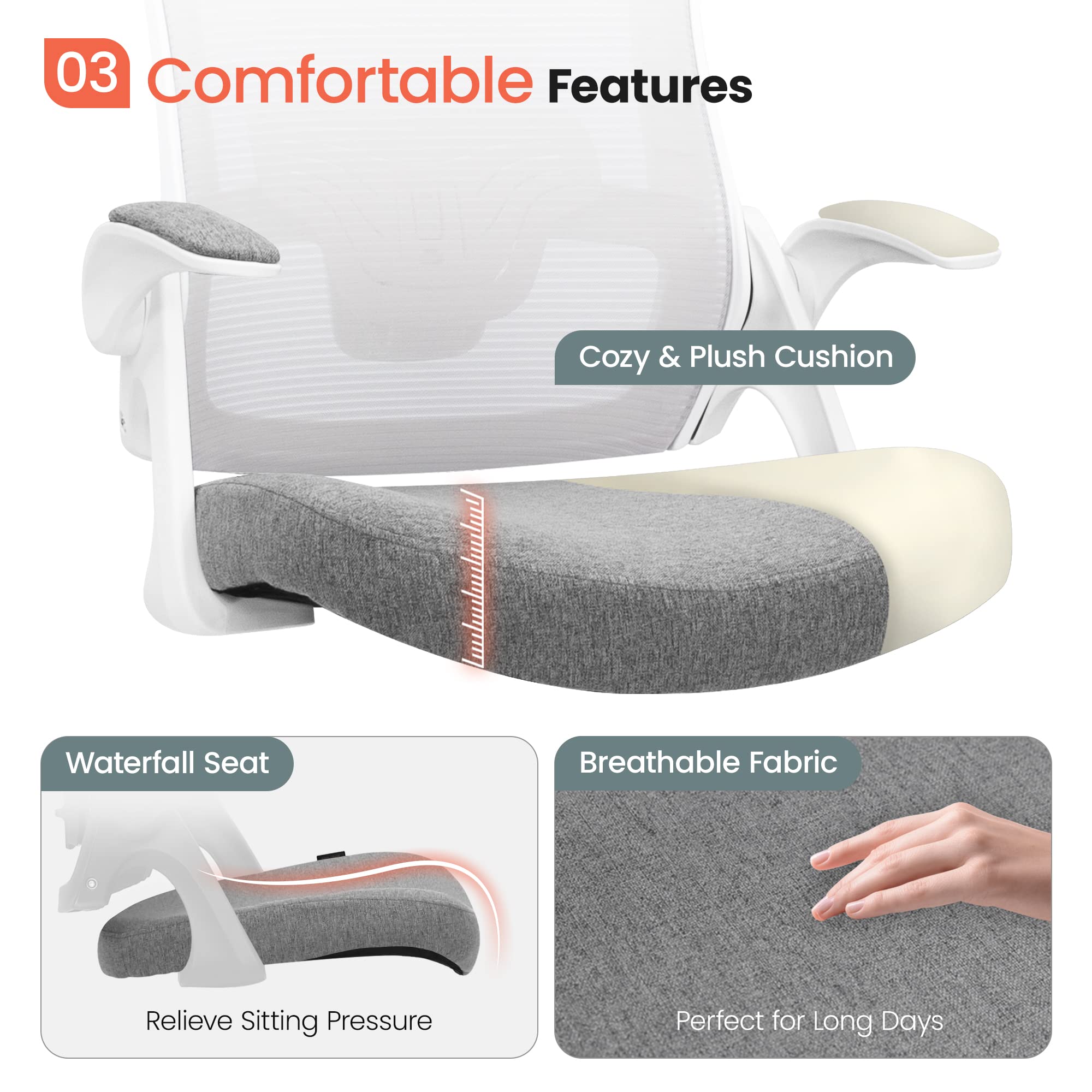 NEO CHAIR High Back Mesh Chair Adjustable Height And Ergonomic Design ...