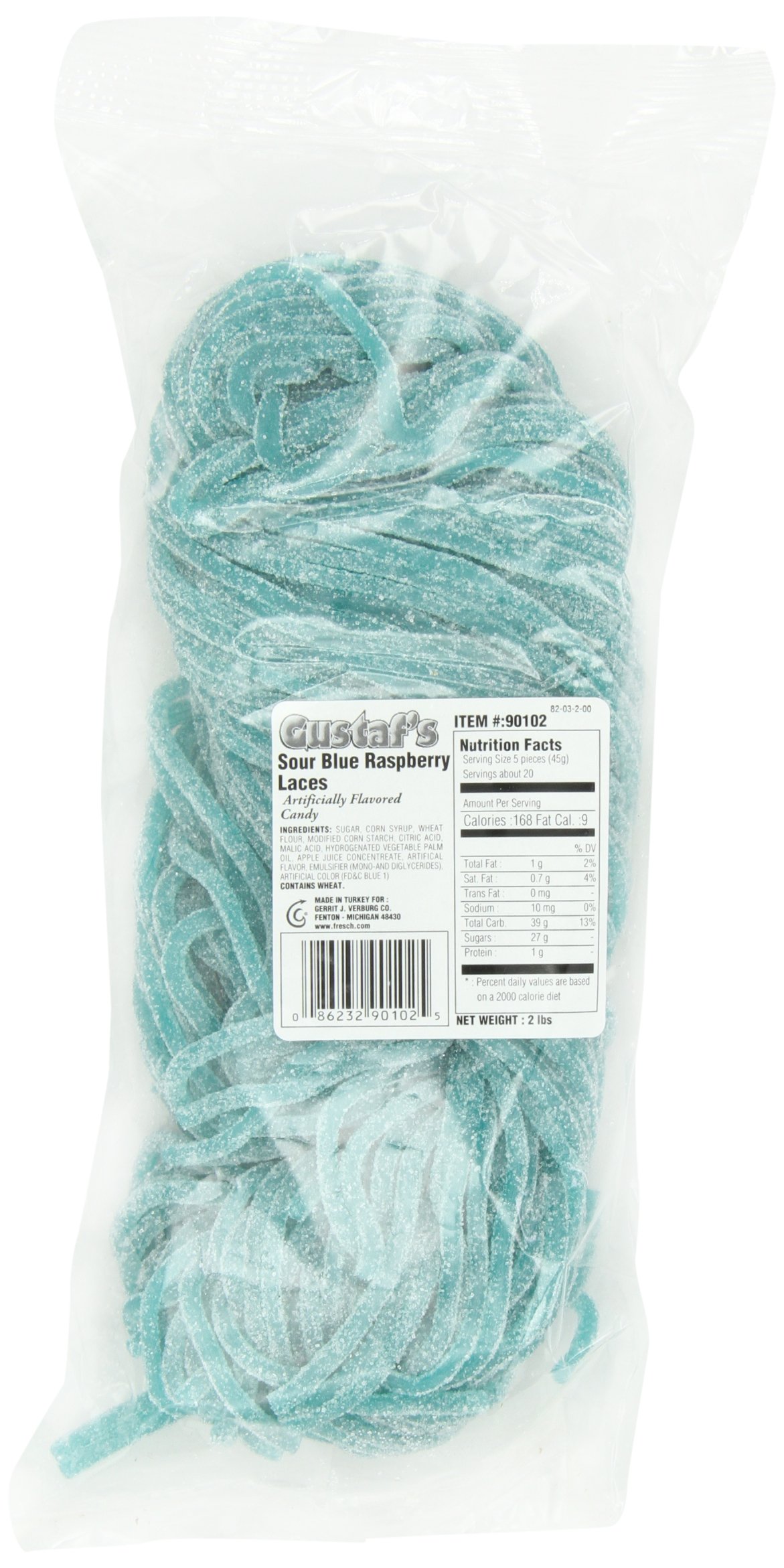 Amazon.com : Gustaf's Sour Apple Laces, 2-Pound Bags (Pack of 2 ...