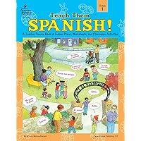 Teach Them Spanish!, Grade 1 (English and Spanish Edition): Waltzer ...
