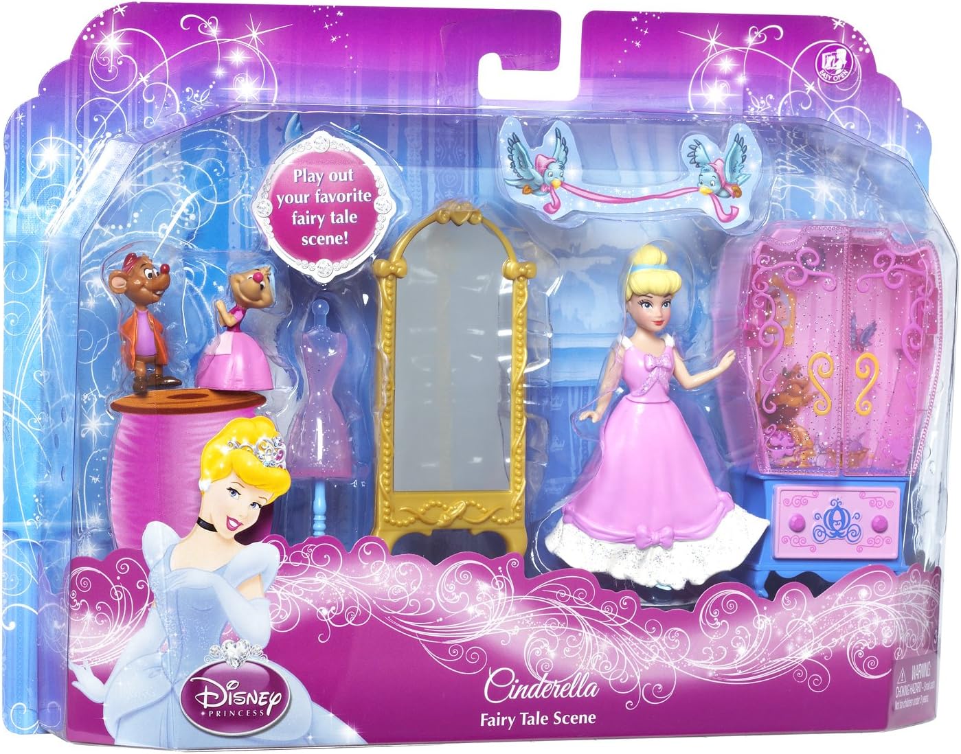 Mattel Disney Princess Favorite Moments Fairytale Scenes Cinderella ...