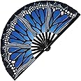Amazon.com: Female Ninja Folding Fan Fluorescent Hand Fan Cosplay ...