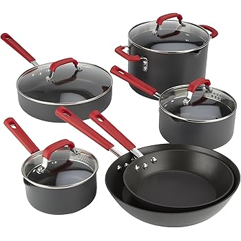 Amazon.com: Emeril Lagasse 15-Piece Stainless Steel Cookware Set ...