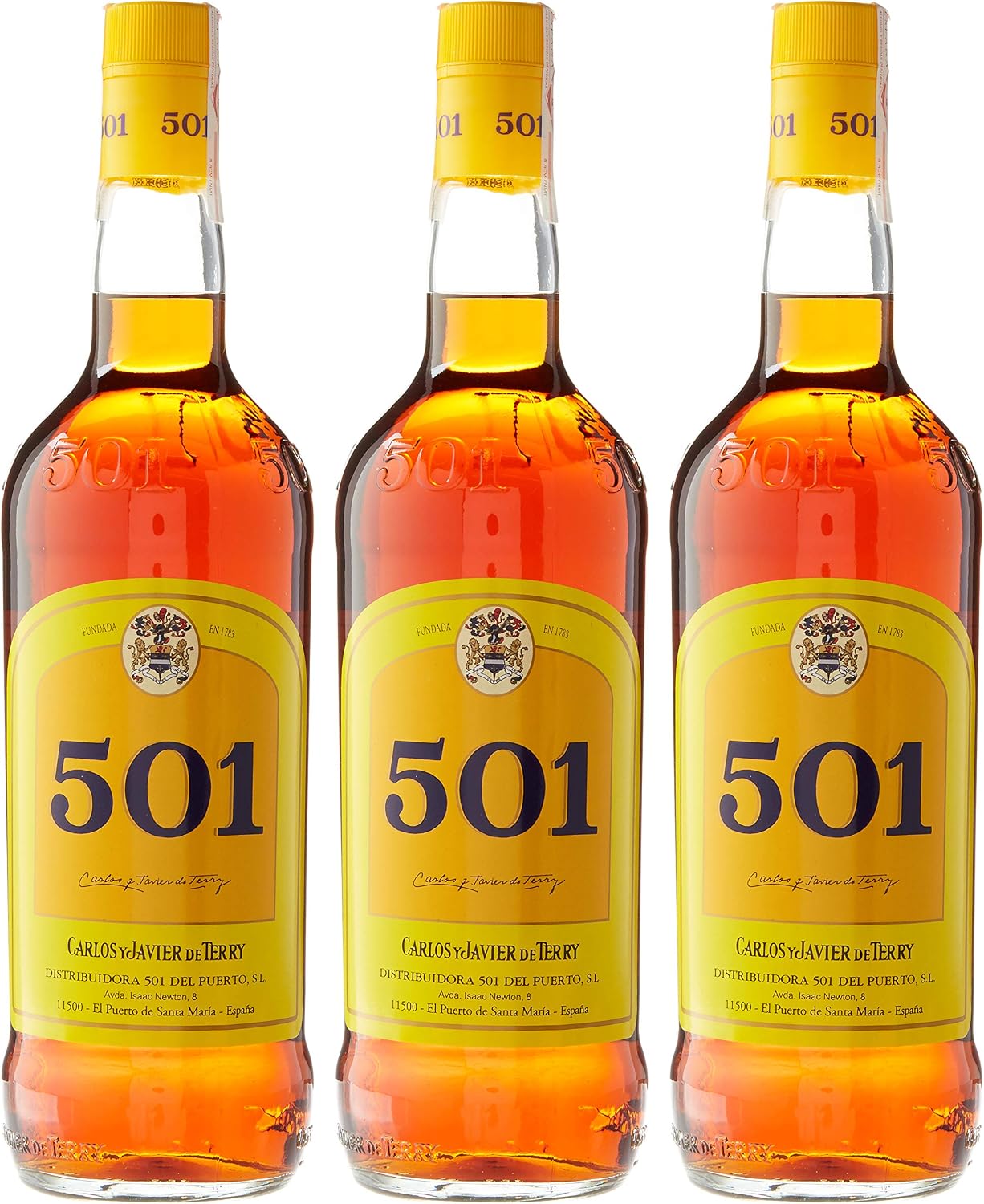 501 Brandis y aguardientes - 3 Paquetes de 1000 ml - Total: 3000 ml ...