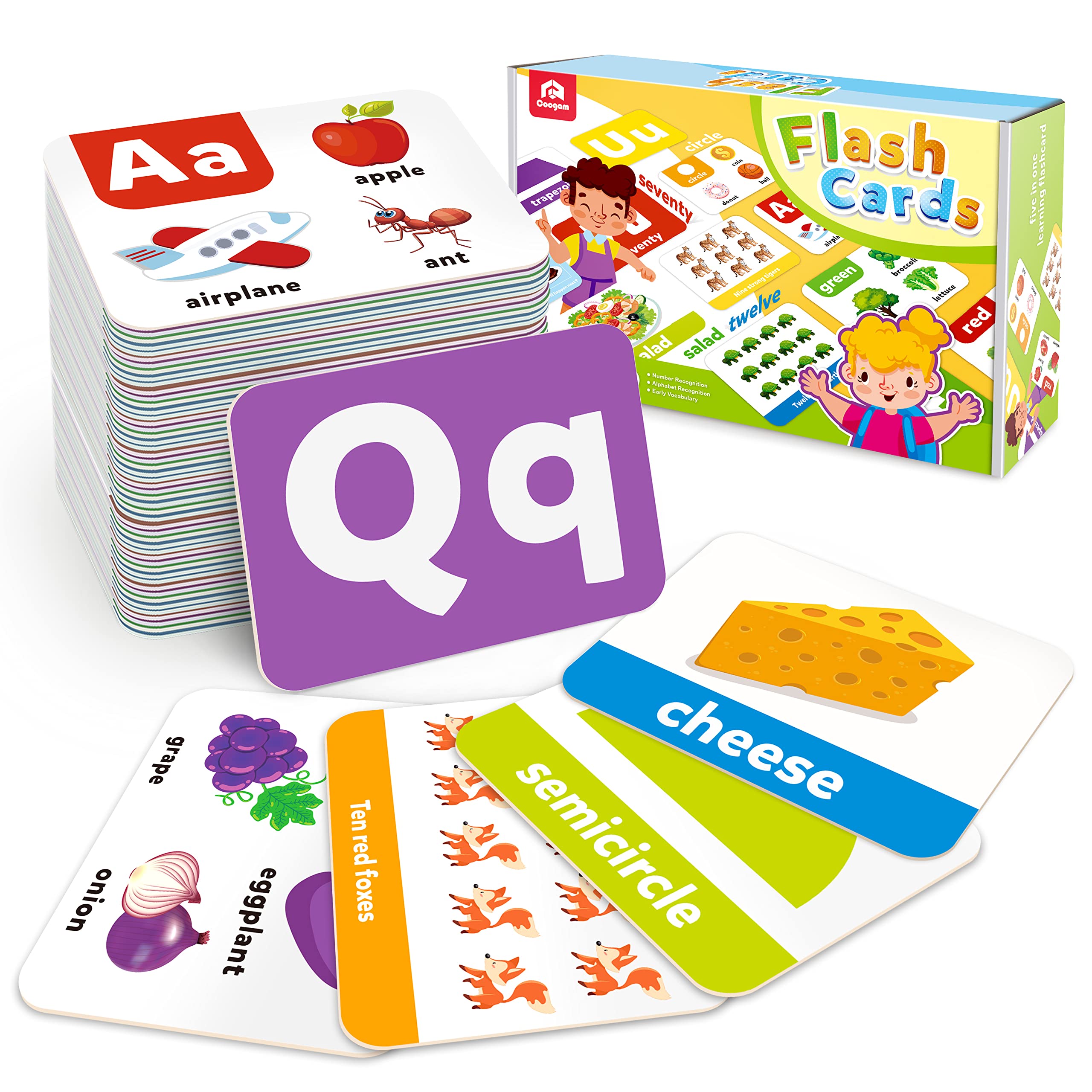 Mua Coogam Learning Flash Card Toy Set, ABC Alphabet Math Numbers ...