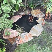 Bermuda Cove Pre Formed Pond 84cm x 64cm / Pond Liner: Amazon.co.uk ...