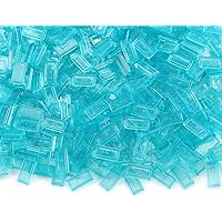 Amazon.com: Feleph Trans-Light Blue 1×2 Tile ×700 Parts and Pieces Flat ...