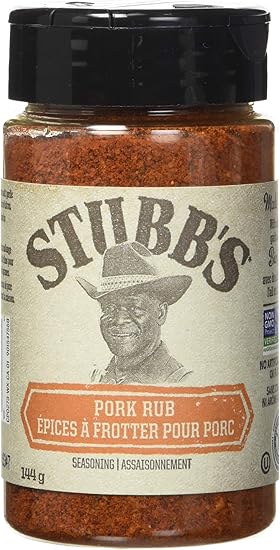 Stubb's, Spice Rub Seasoning, Pork, 144g: Amazon.ca: Grocery