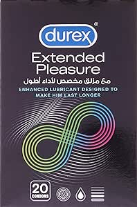 Durex Extended Pleasure Condom - Pack of 20 : Buy Online at Best Price in KSA - Souq is now ...