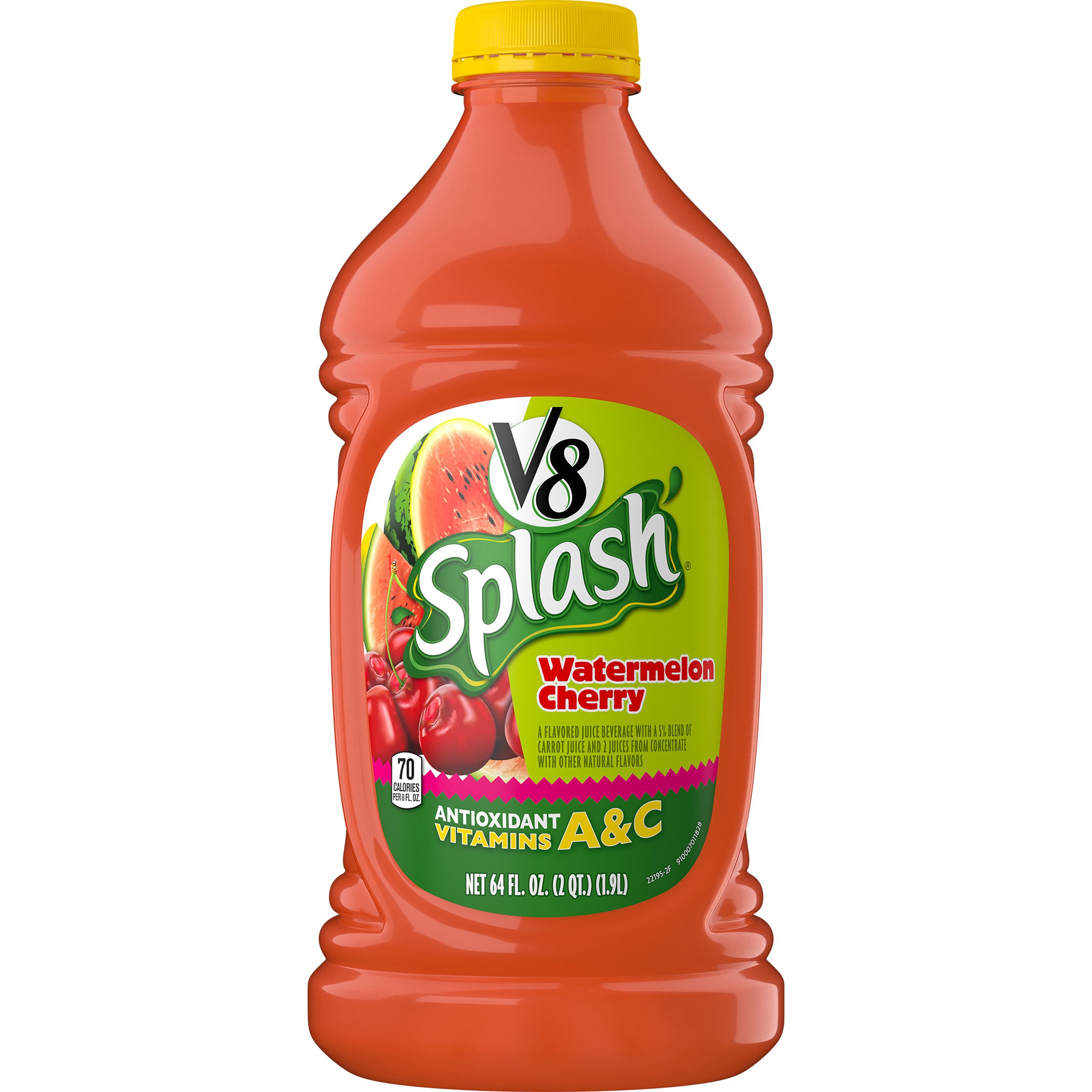 Amazon.com : V8 Splash Strawberry Kiwi, 64 oz. Bottle (Pack of 6 ...