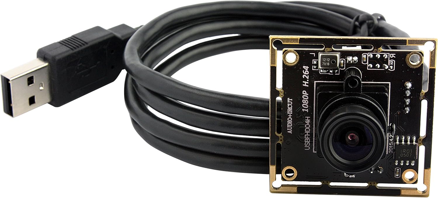 ELP Mini USB Camera Module 1080P 30fps Web Cams H.264 USB Video Camera ...