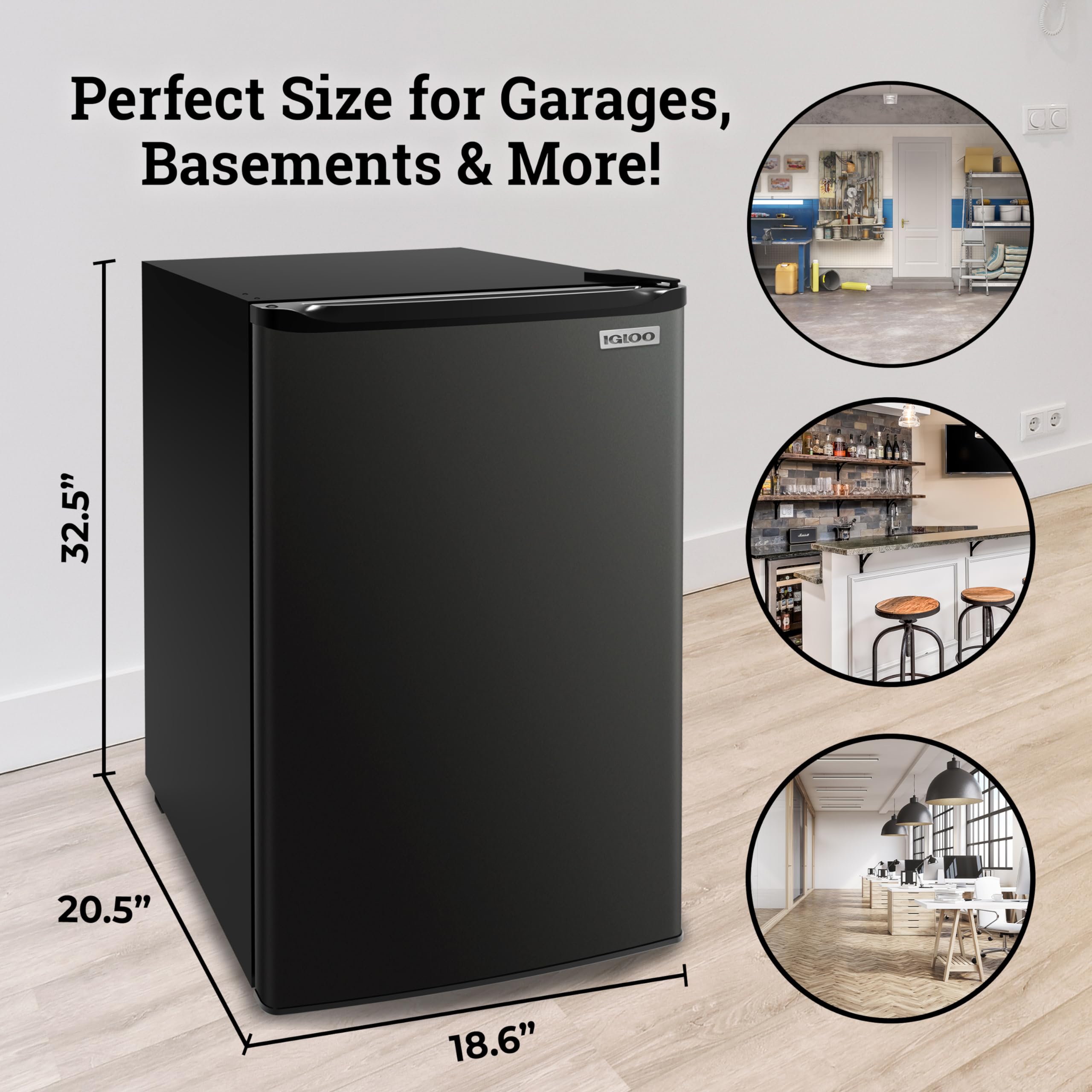 Mua 3.2 Cu.Ft. Single Door Compact Refrigerator with Freezer - Slide ...