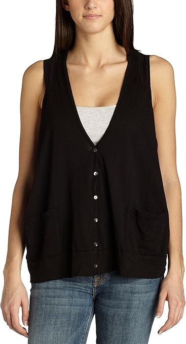 Velvet Women's Drape Vest at Amazon Women’s Clothing store
