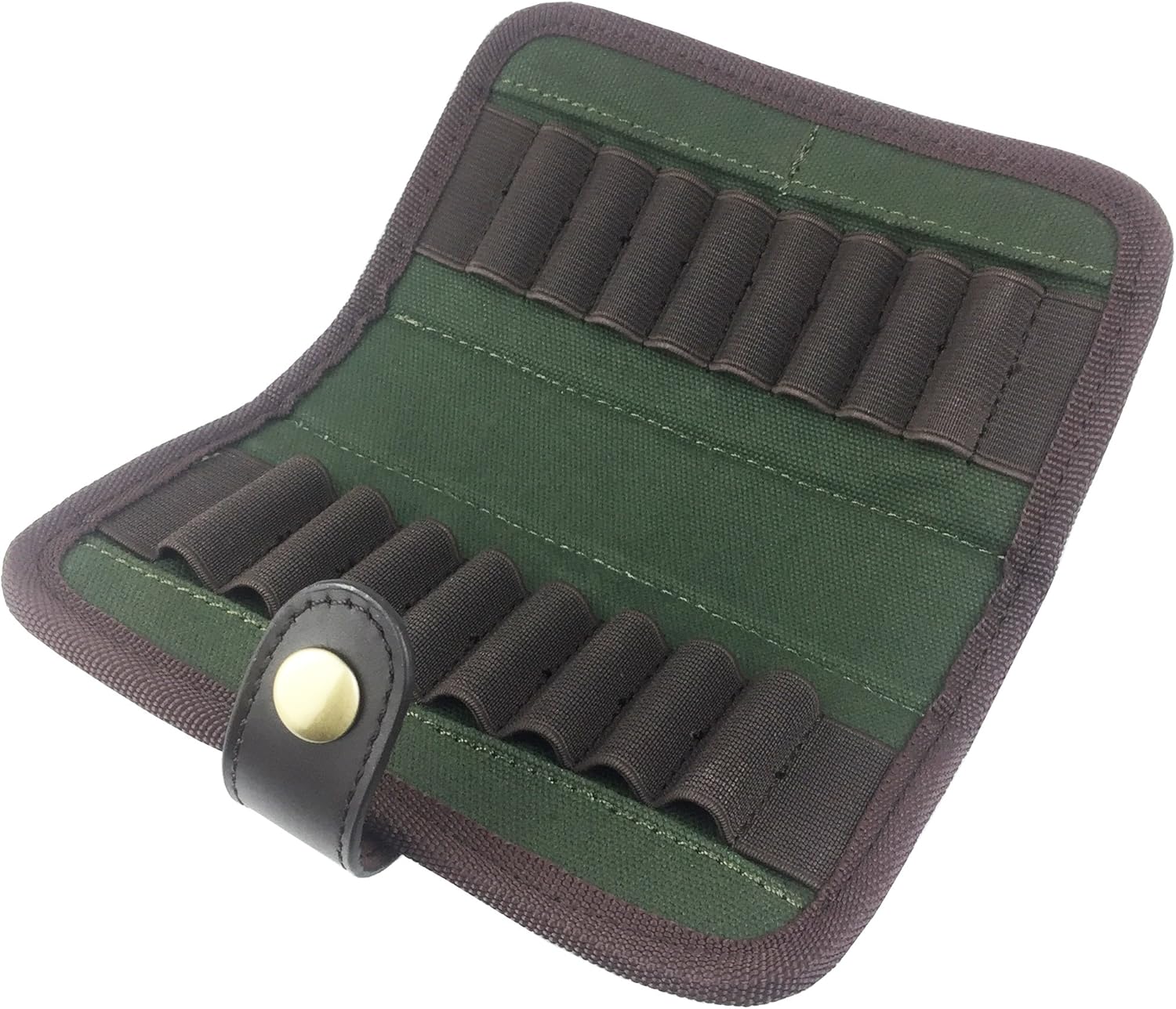 Savage Island Canvas/Leather Bullet Wallet Pouch Holds 20 Rounds (eg ...