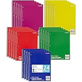 Amazon.com : Rosmonde Spiral Notebooks, 24 Pack, 1 Subject Notebook ...