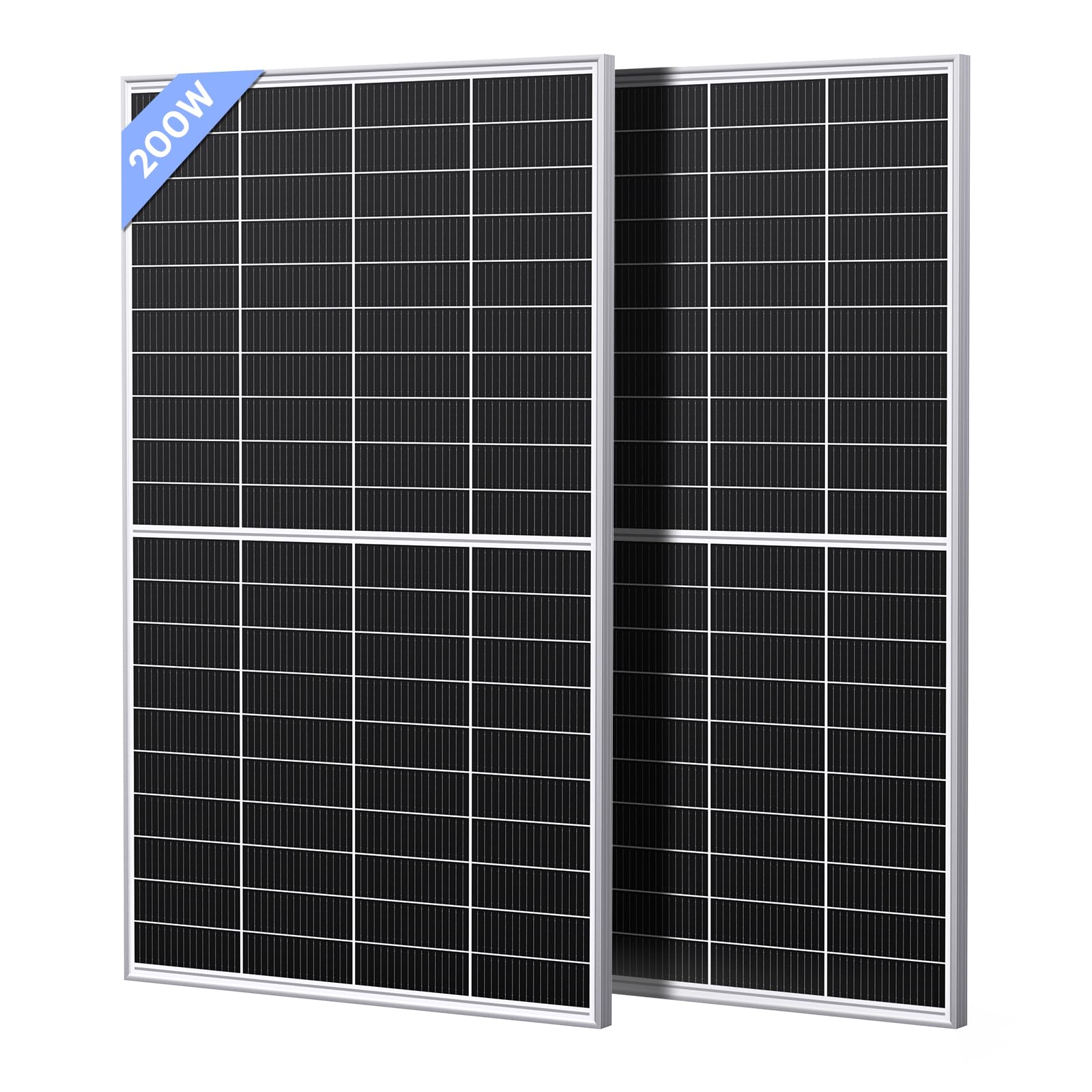 Callsun N-Type 16BB 400W Bifacial Solar Panel, 2Pcs 200 Watt Solar ...