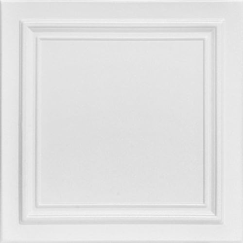 À LA MAISON CEILINGS R24 Line Art Foam Glue-up Ceiling Tile (256 sq. ft ...