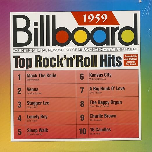 Billboard Top Hits: 1959 [Vinyl LP] - Various Artists: Amazon.de: Musik