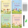 Grooved Magic Copybook Grooved Writing Book for Kids : Amazon.ca ...