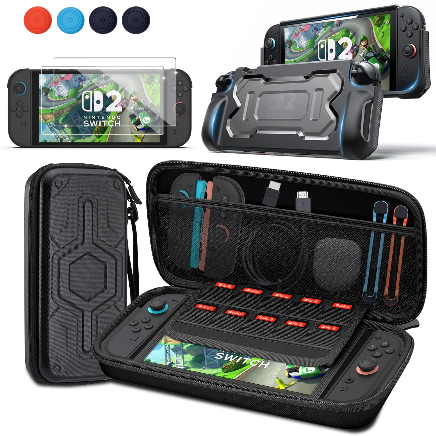 Carrying Case for Nintendo Switch 2,Protective Case for Switch 2 2025 ...
