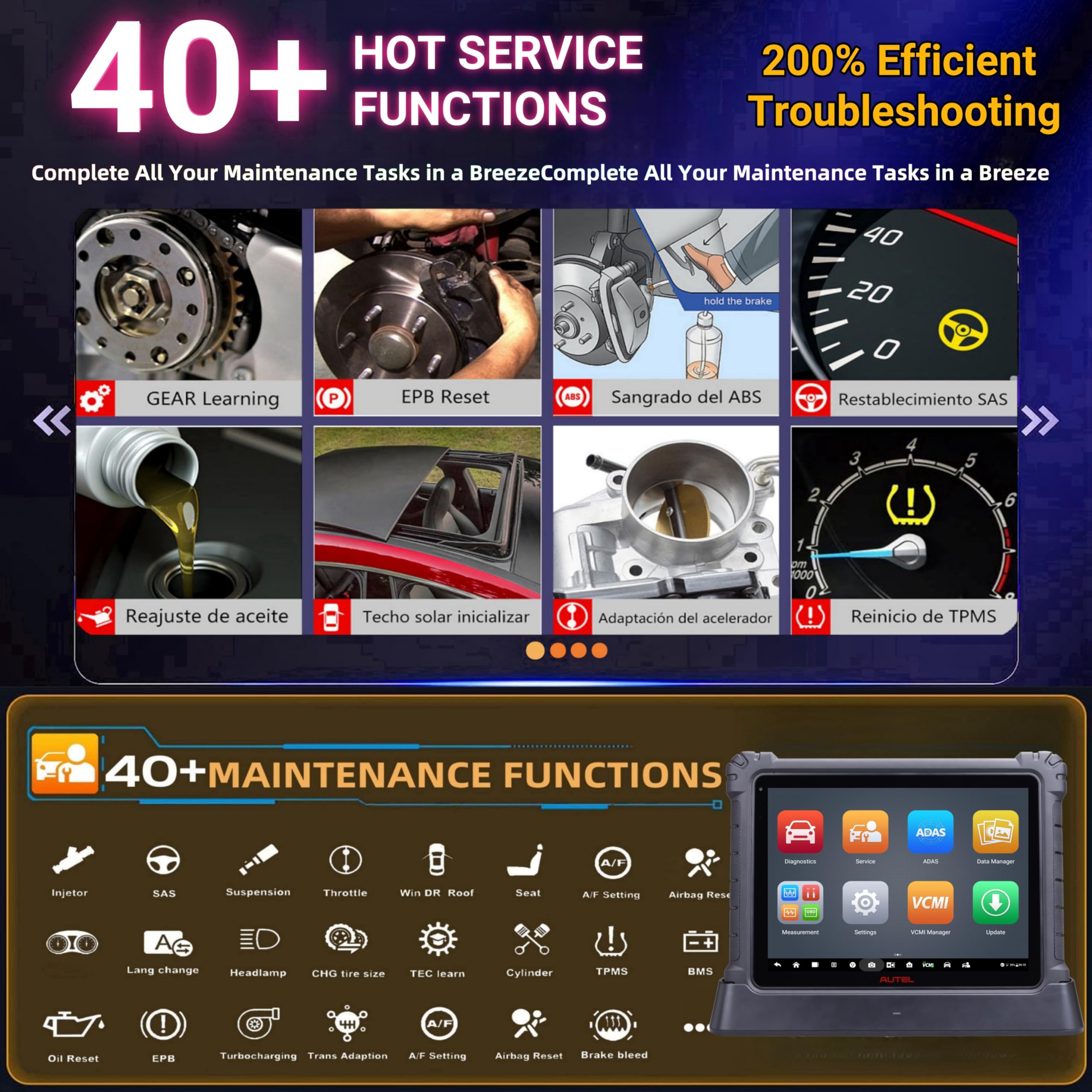 Mua MaxiSys Ultra OBD2 Scanner, 2024 Top MS Ultra Lntelligent ...