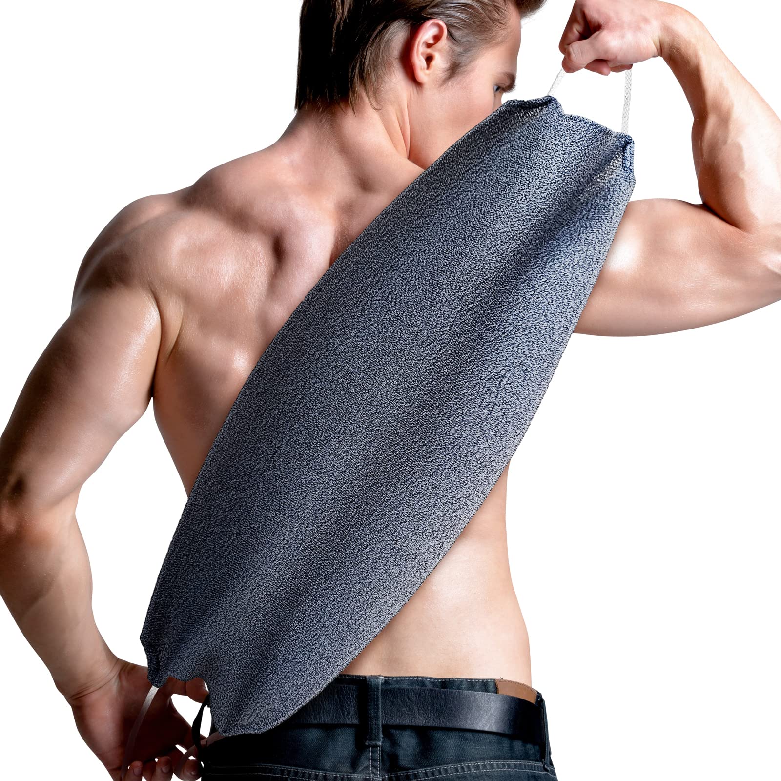 MIG4U Exfoliating Back Scrubber for Shower for Men & Women, Bath Body ...