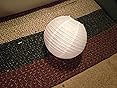 LIHAO 12 Inch White Round Paper Lanterns (10 Pack) - - Amazon.com