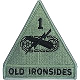 Amazon.com: ARMY 1ST ARMORED DIVISION OLD IRONSIDES Shoulder Style ...