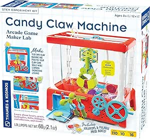 Amazon.com: Thames & Kosmos Candy Claw Machine STEM Experiment Maker ...