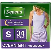 Amazon.com: Depend Night Defense Incontinence Underwear for Women ...