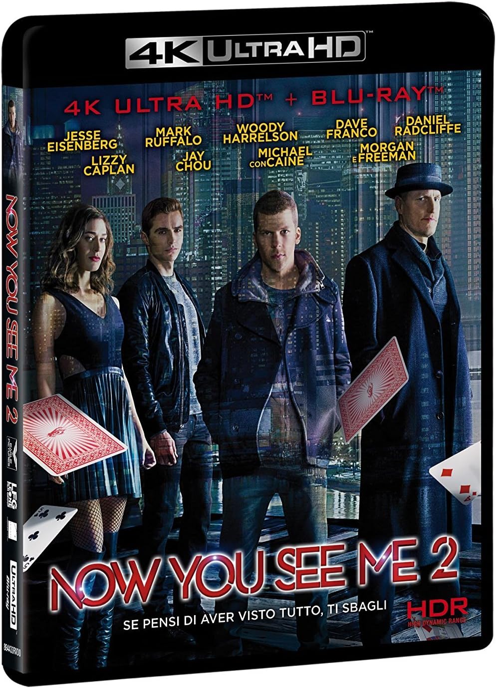 now you see me 2 blu-ray ultra hd 4k+blu-ray blu_ray Italian Import ...