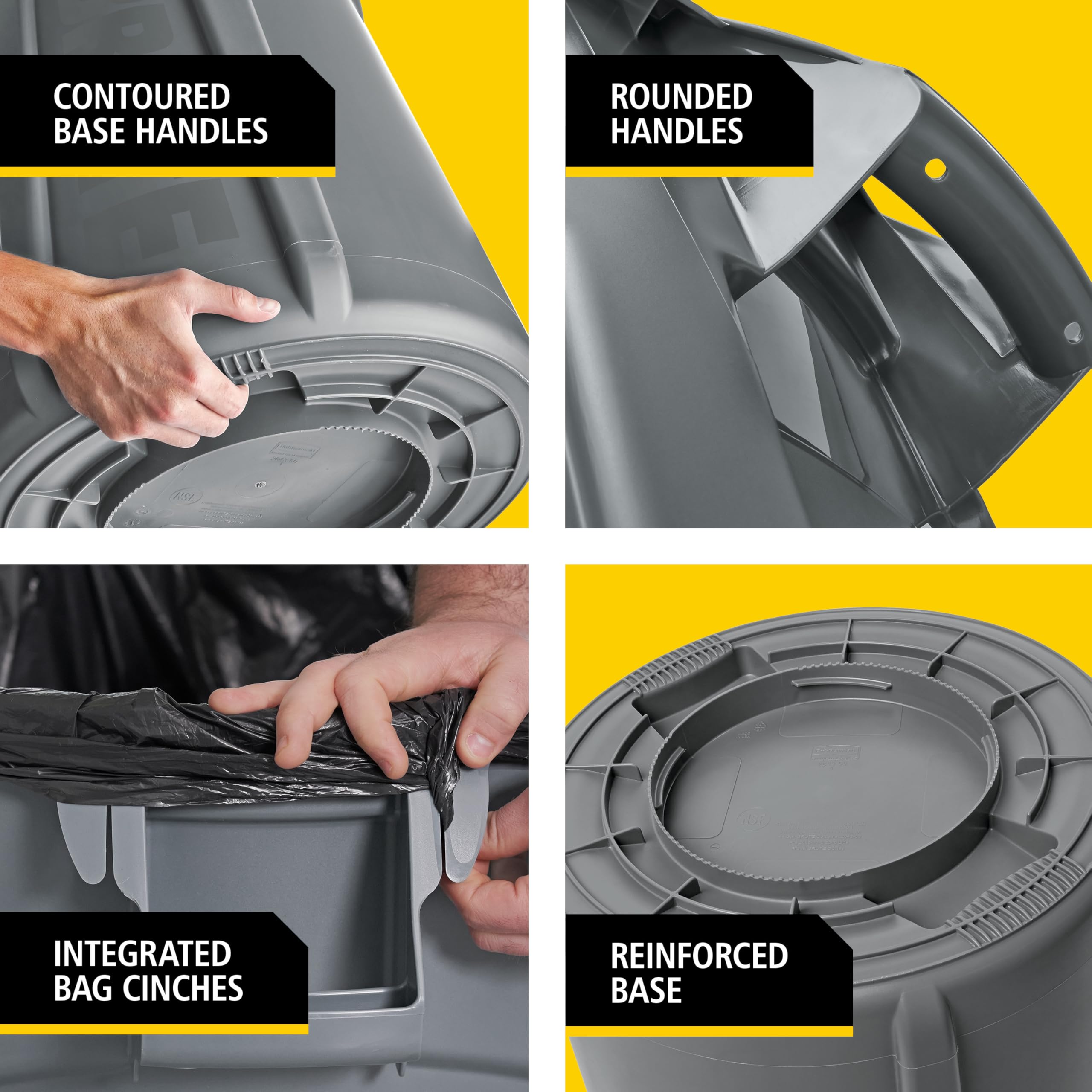 Mua Rubbermaid Commercial Products BRUTE Heavy-Duty Round Trash/Garbage ...