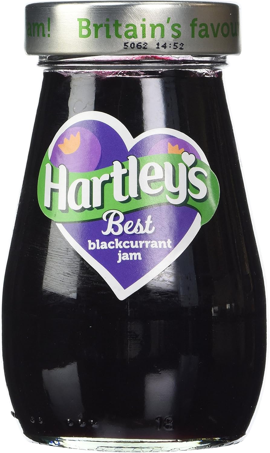 Hartleys Best Blackcurrant Jam 340 g (Pack of 6): Amazon.co.uk: Grocery