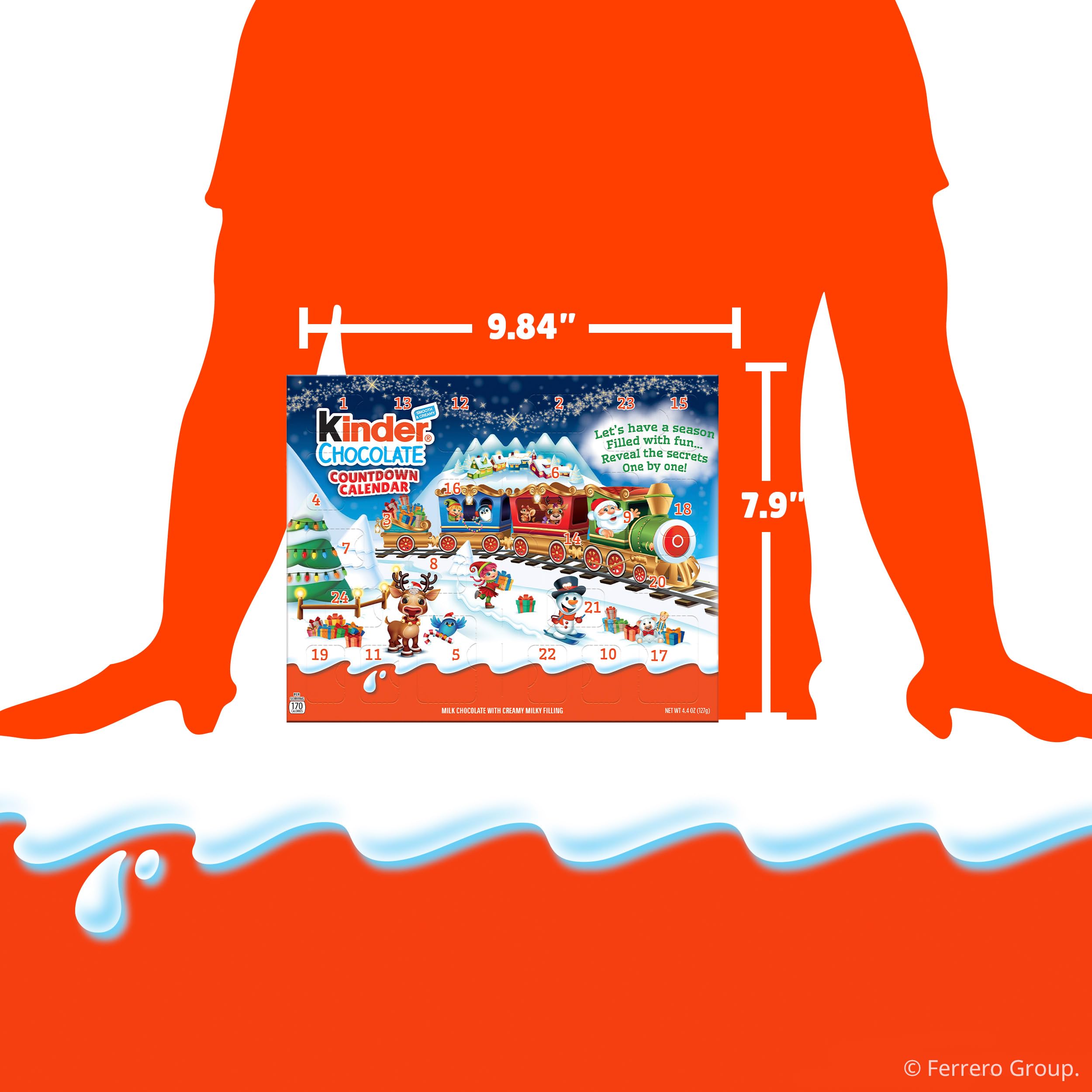 Mua Kinder Chocolate Countdown Advent Calendar, Chocolate Candy, 2025 ...